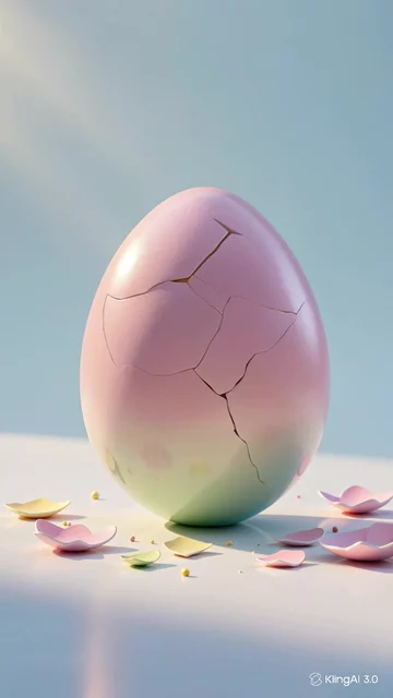 Satisfying Easter Egg Bunny Cracked Open Revealing Surprise | AI Video