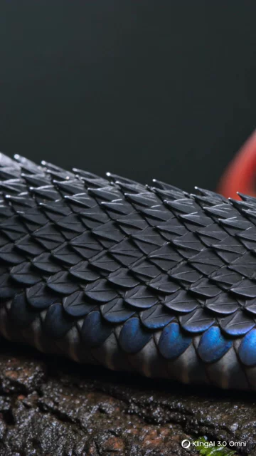 Black Hairy Bush Viper In Congo Rainforest National Geographic Wildlife ...